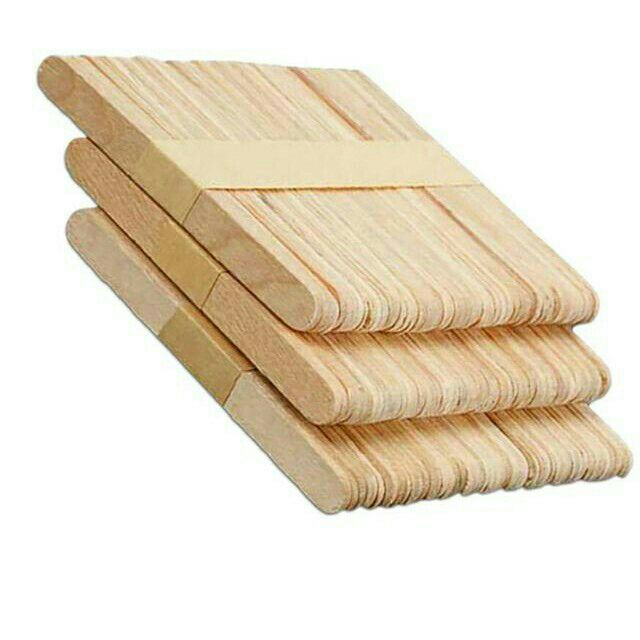 Batang Aiskrim kayu / ice cream wooden stick craft 50pcs | Shopee Malaysia