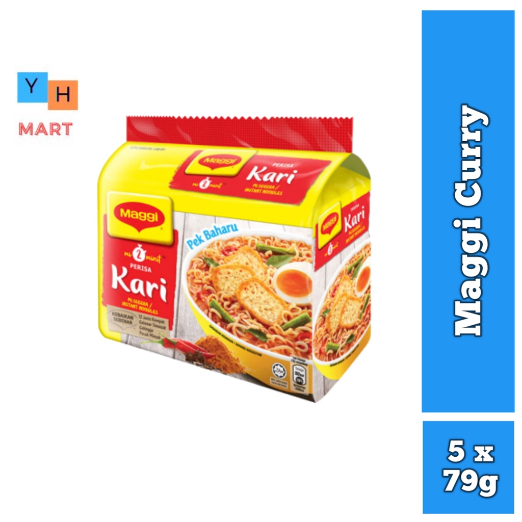 MAGGI Curry Mee / MAGGI Mee Kari / MAGGI Kari [ 5 x 79g ] | Shopee Malaysia