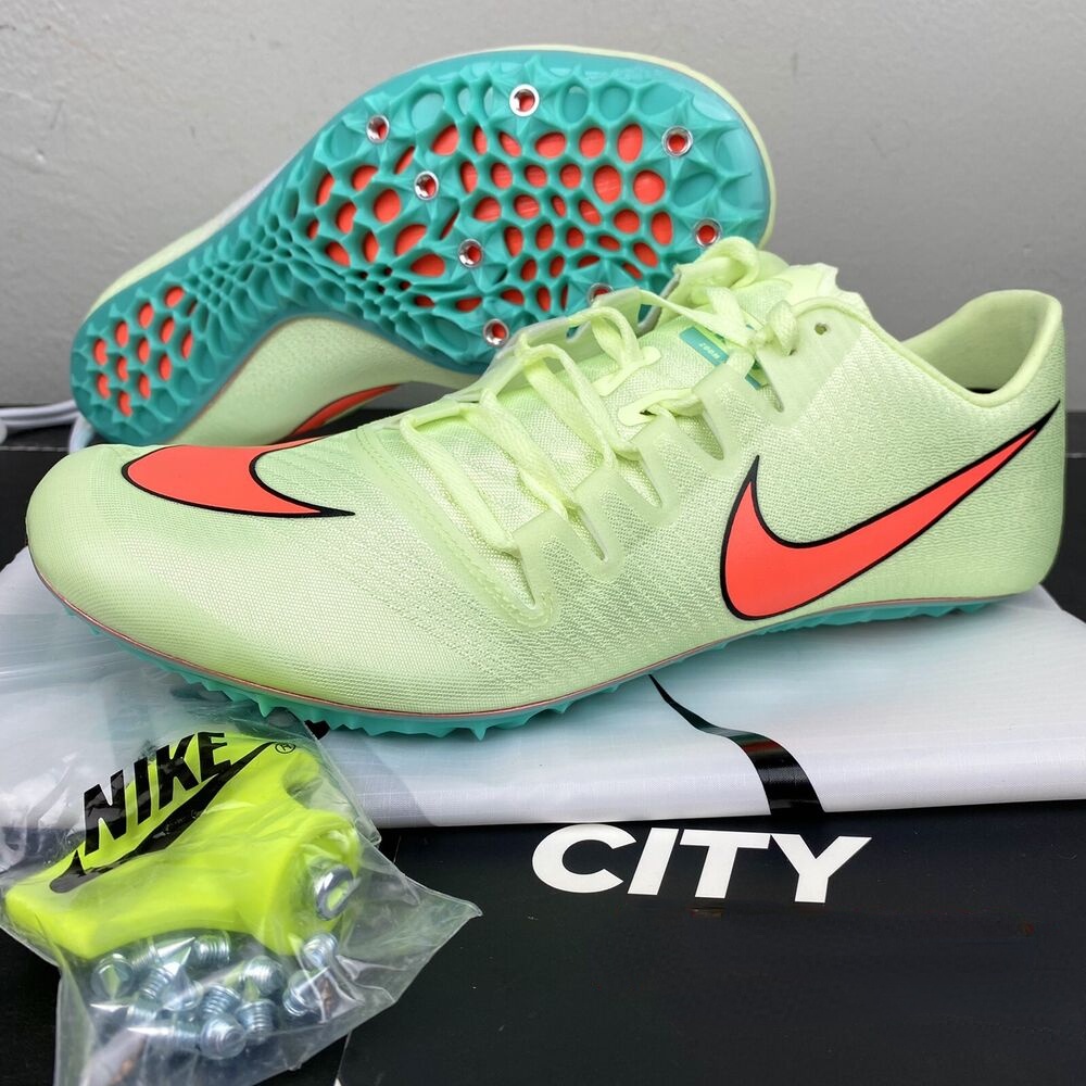 New Mens Zoom Ja Fly 3 Volt Orange Track Cleats Spikes EU Size 39-45 ...