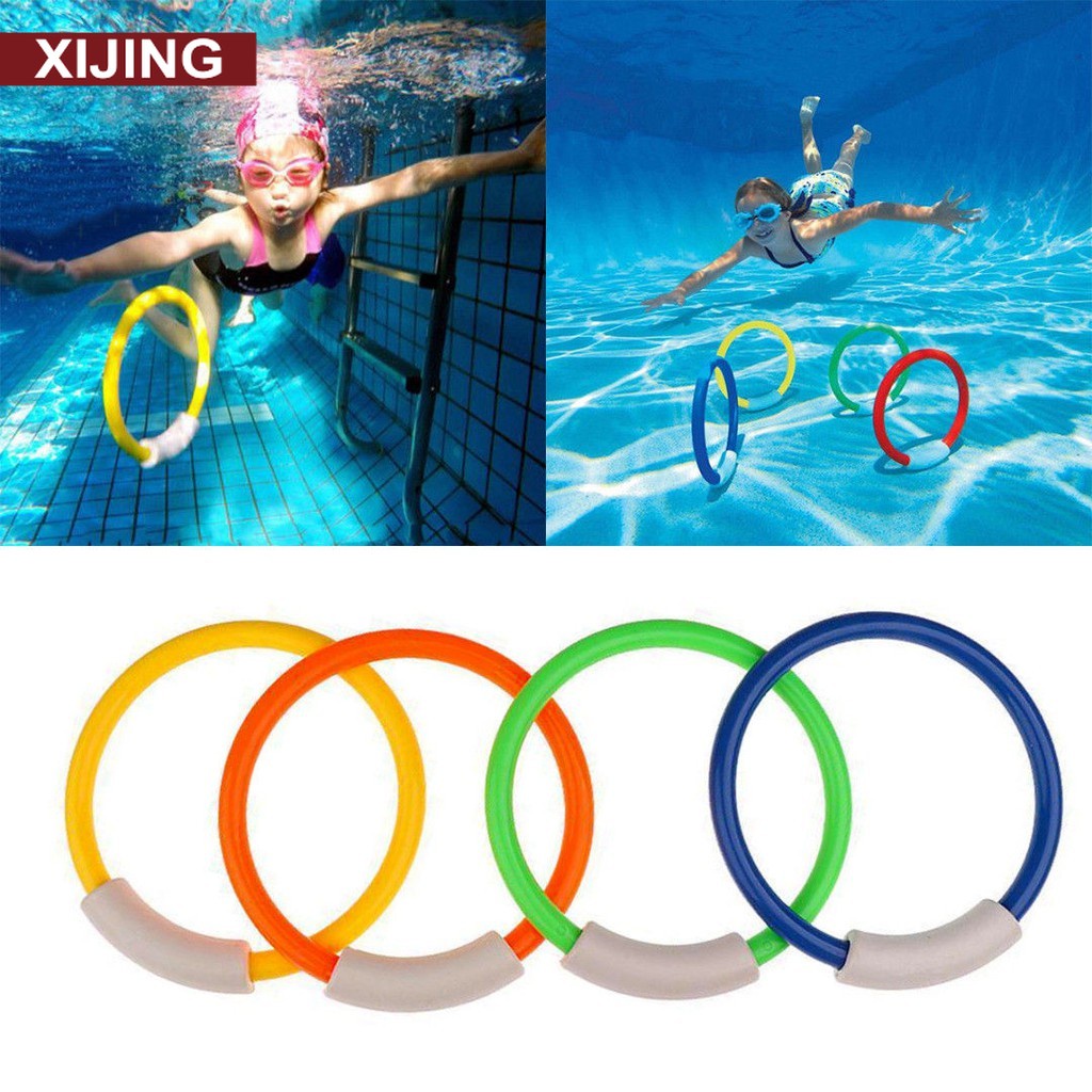 XJ-Underwater Diving Rings Toys Swimming Pool for Kids Water Play | Shopee Malaysia