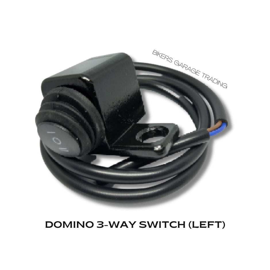 Domino 3-Way Switch Mirror Mount Universal for MDL/HAZARD/FOG LIGHT ...