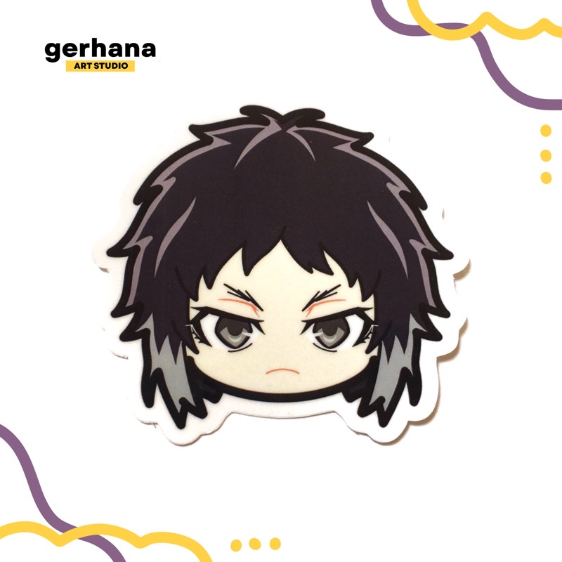 Bungou Stray Dogs Anime Chibi Sticker | Dazai Atsushi Kyouka Ranpo ...