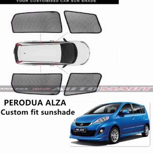 Custom Fit OEM Sunshades/ Sun shades for Perodua Alza (6pcs) | Shopee ...