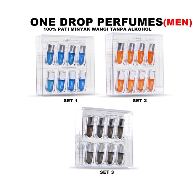 ONE DROP PERFUME NORMAL SET (MEN) | Shopee Malaysia