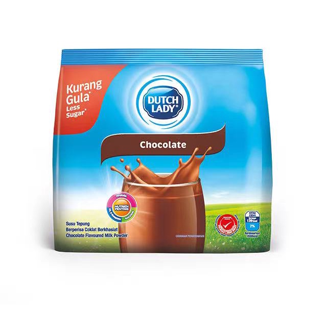 Dutch Lady Family Instant Milk Powder 350g (Chocolate/Full Cream/Plain ...