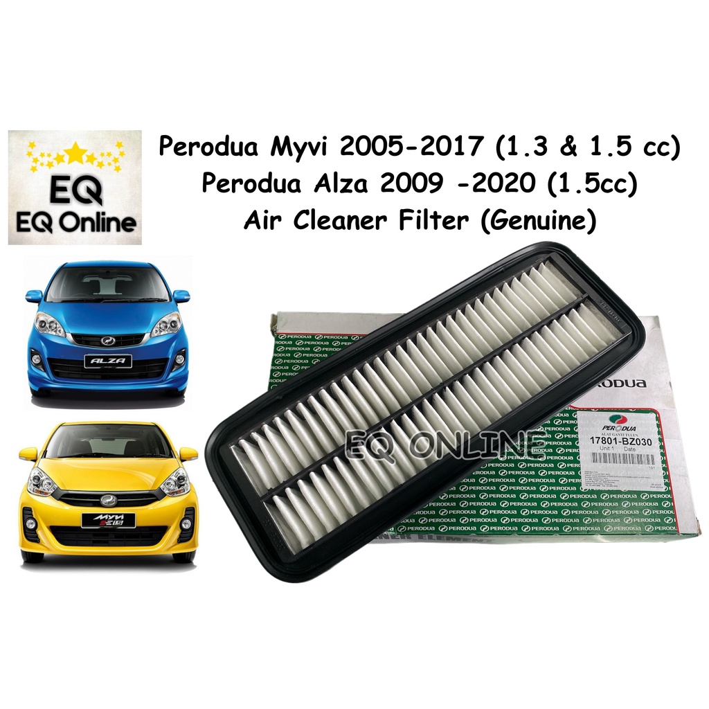 Perodua Myvi (Old Model) , Lagi Best, Icon, Alza Air Cleaner Filter ...
