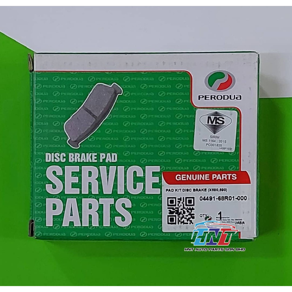 Brake Pad Perodua Kenali ,Kelisa -FRONT (04491-68R01-000) | Shopee Malaysia