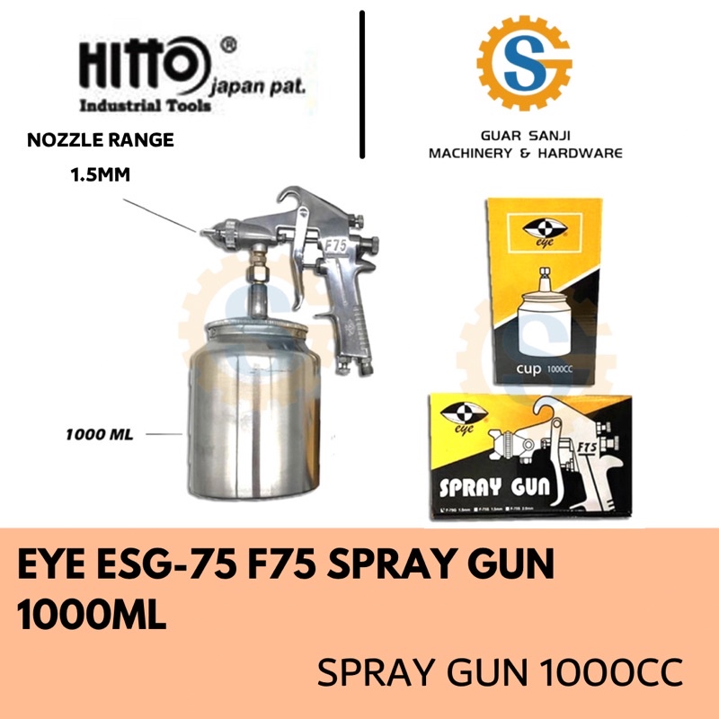 100% ORIGINAL EYE SPRAY GUN ESG-75 F75 1000ML | Shopee Malaysia