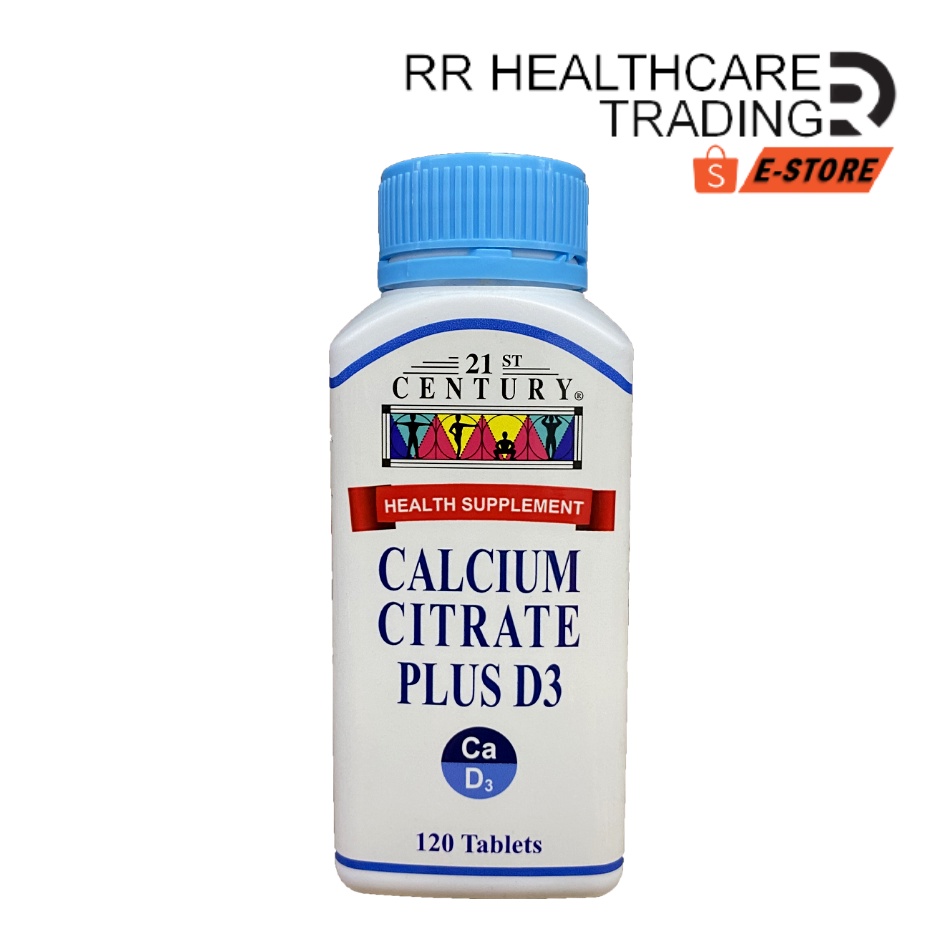 21st Century Calcium Citrate Plus D3 120s | Shopee Malaysia