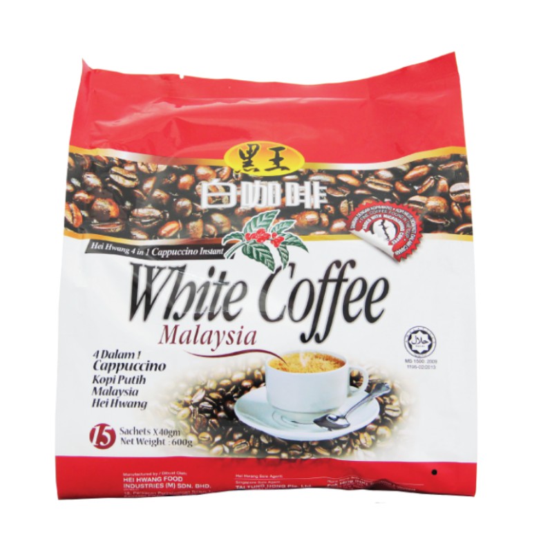 HEI HWANG White Coffee ( 2in1 No Sugar Added / 3in1 Instant White ...