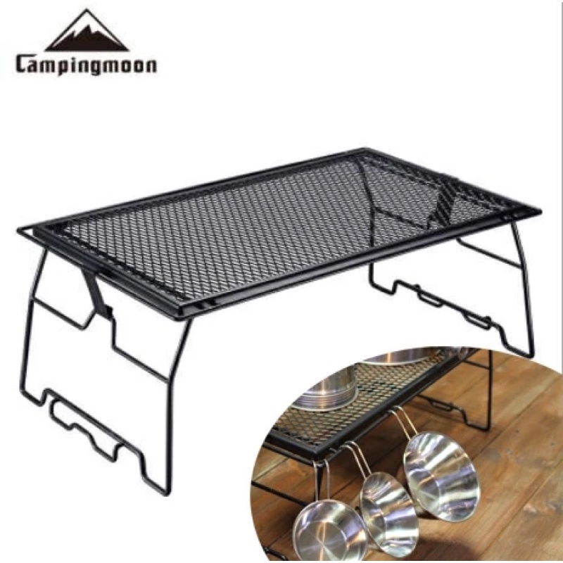 CAMPINGMOON T-238-1T STACKING RACK FOLDING TABLE Portable Camping Table ...