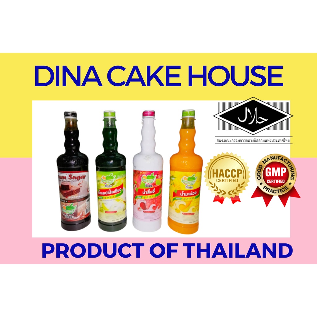 [HALAL] DING FONG SYRUP/ THAILAND BEVERAGES CORDIAL/ KORDIAL THAI SEDAP ...