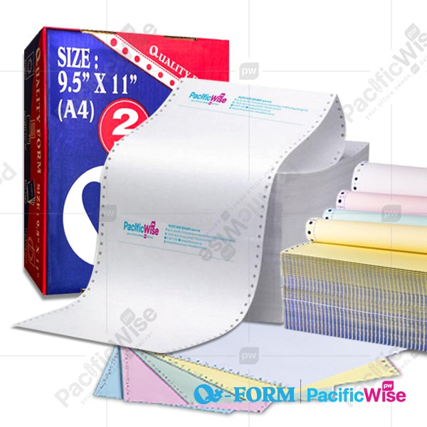 Computer Form Paper 9.5” x 11”–1 Ply / 2 Ply / 3 Ply / 4 Ply / 5 Ply ...