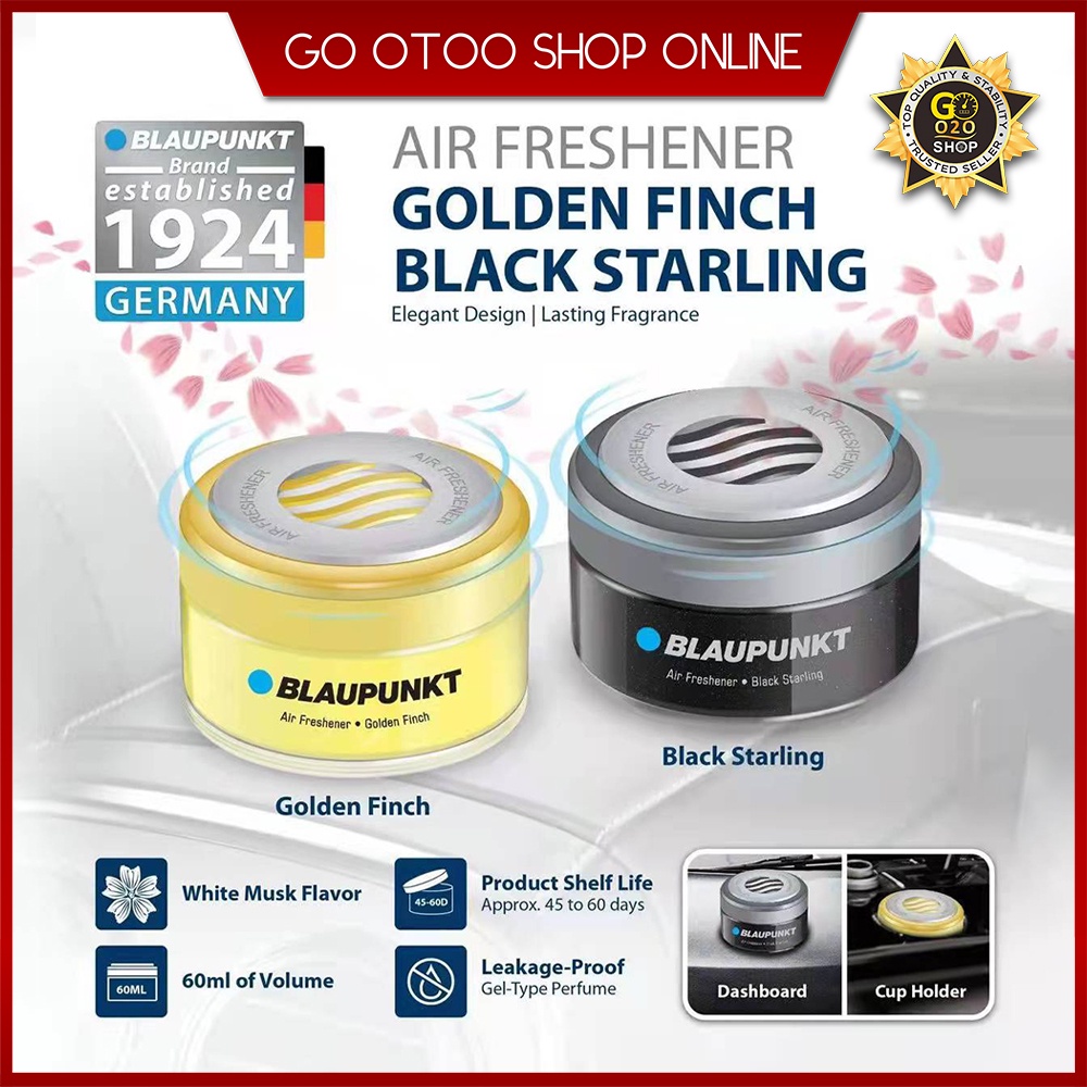 Blaupunkt Dolden Finch / Black Starling Car Room Interior Gel Perfume ...