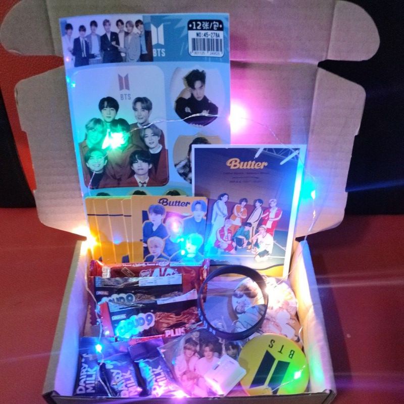 KPOP - BOX COKLAT BTS BUTTER Surprise birthday present ( free box ...