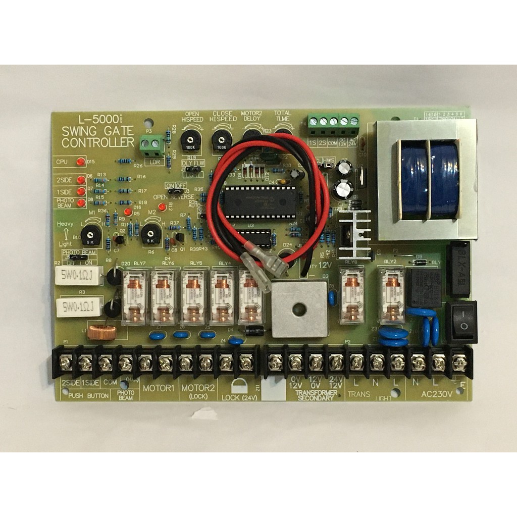 L-5000i SWING GATE CONTROLLER Auto gate control panel Swing Folding ...