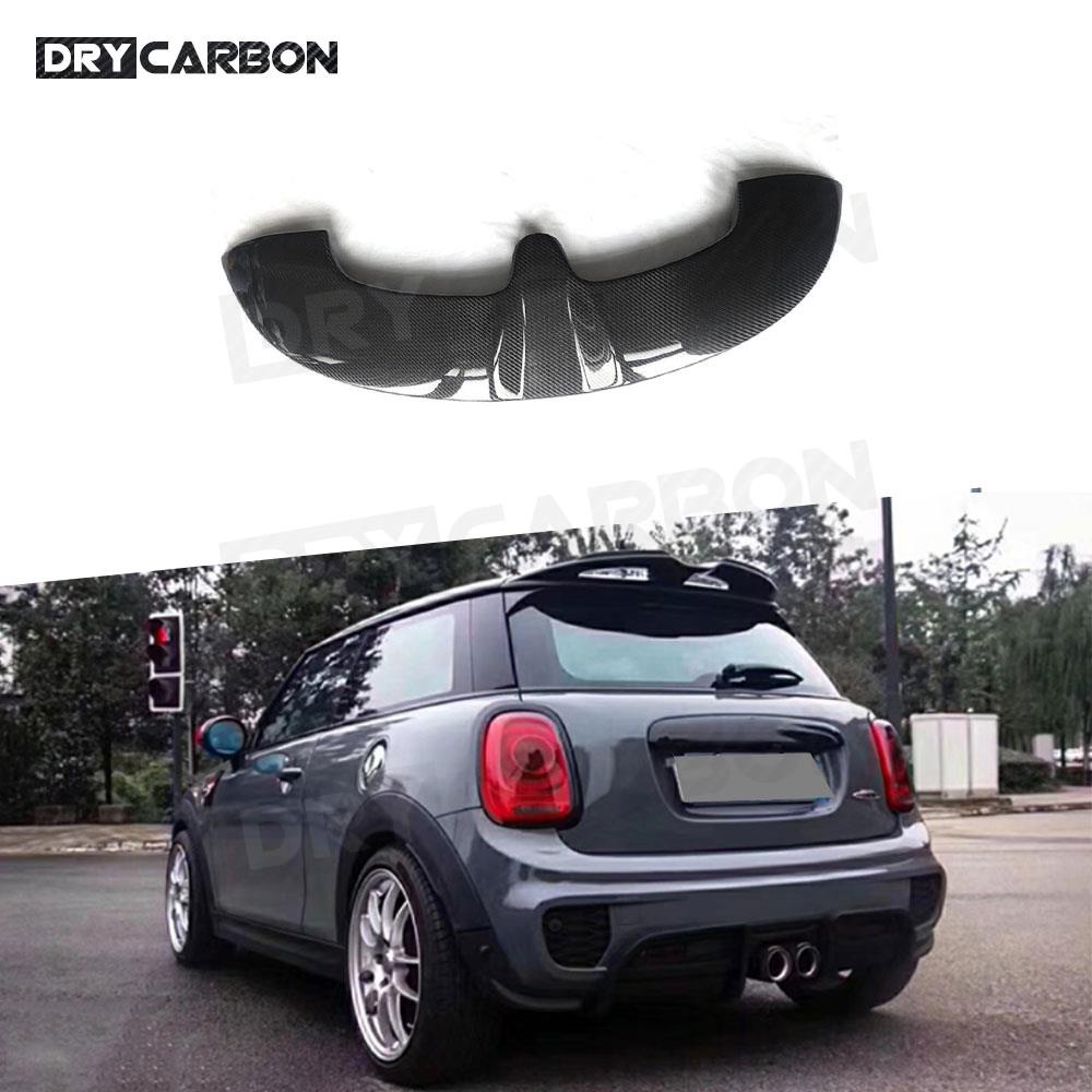 for BMW Mini F55 F56 Cooper 2014 - 2016 Carbon Fiber Rear Roof Spoiler ...