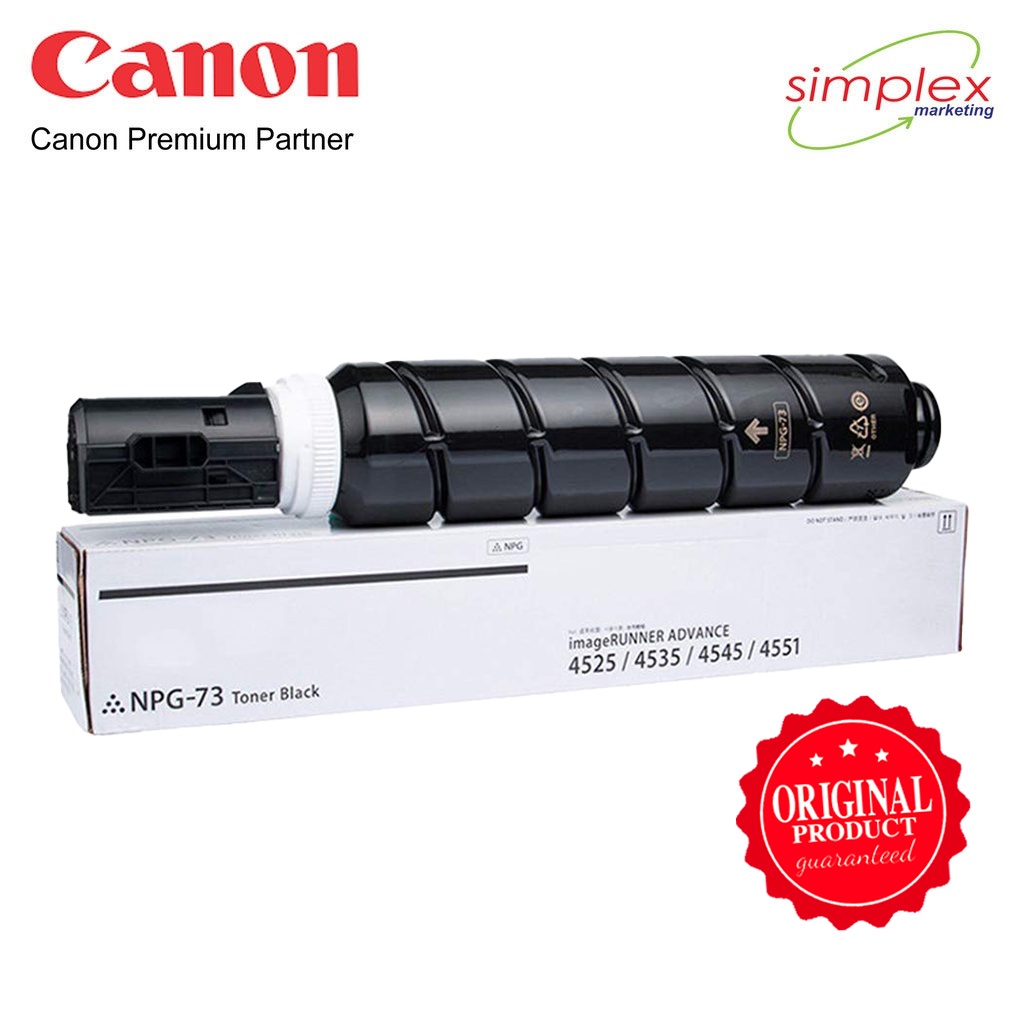 Canon NPG-73 Toner Black for iR-ADV 4525i / 4535i / 4545i / 4551i ...