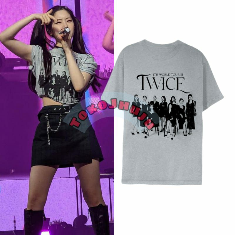 Twice Dahyun style WORLD TOUR 2022 LOS ANGELES Silhouette PHOTO MEMBER ...