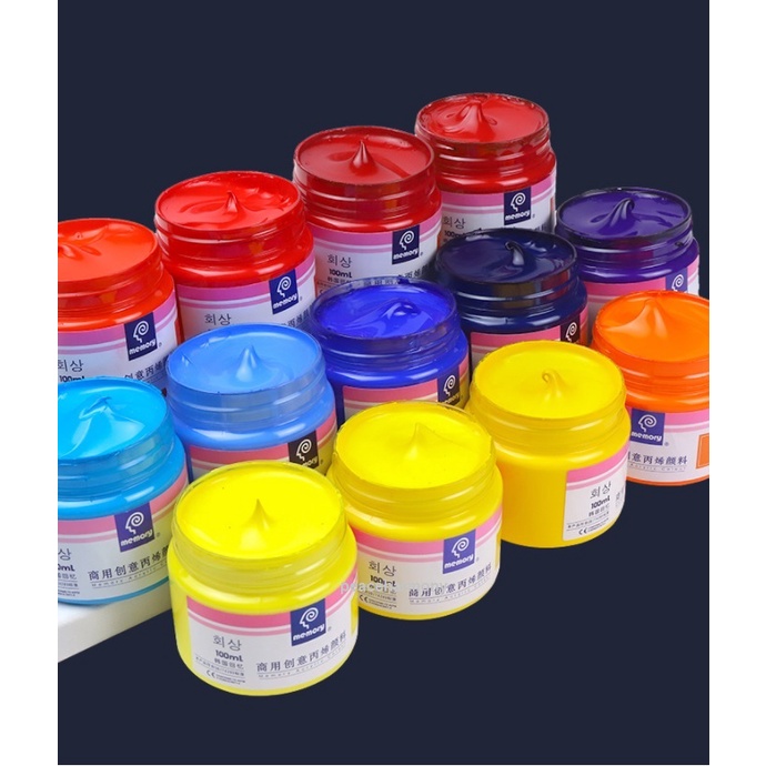 (iStore) Memory Acrylic Colour/Acrylic Colour Paint 100ml non toxic ...