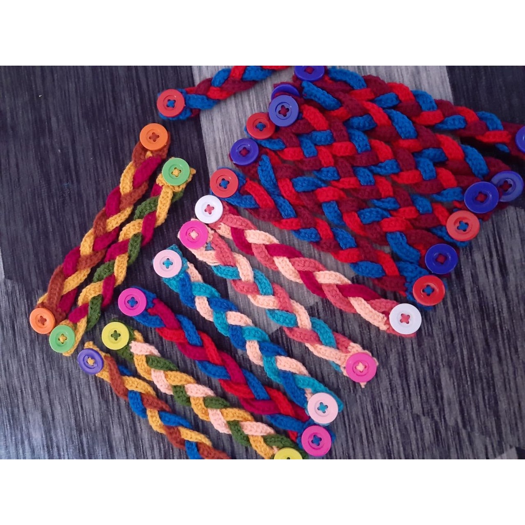 🌈Knitted Mask Adapter/Crochet Mask Adapter🌈 (Braid Design) | Shopee ...