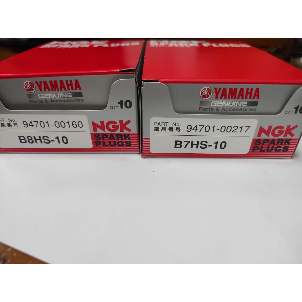 Yamaha Spark Plug Japan NGK B8HS-10 (94701-00160) B7HS-10 (94701-00217 ...