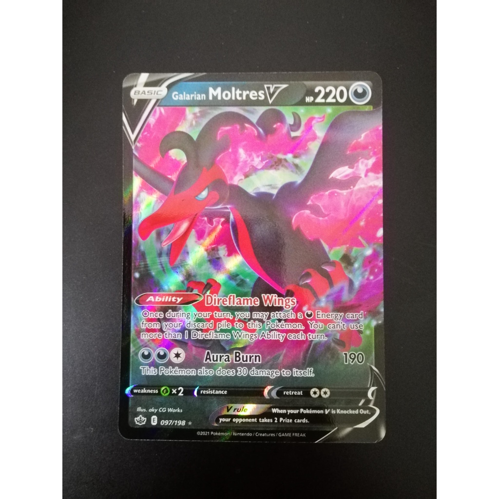 Galarian Moltres V - 97/198 - Ultra Rare | Shopee Malaysia