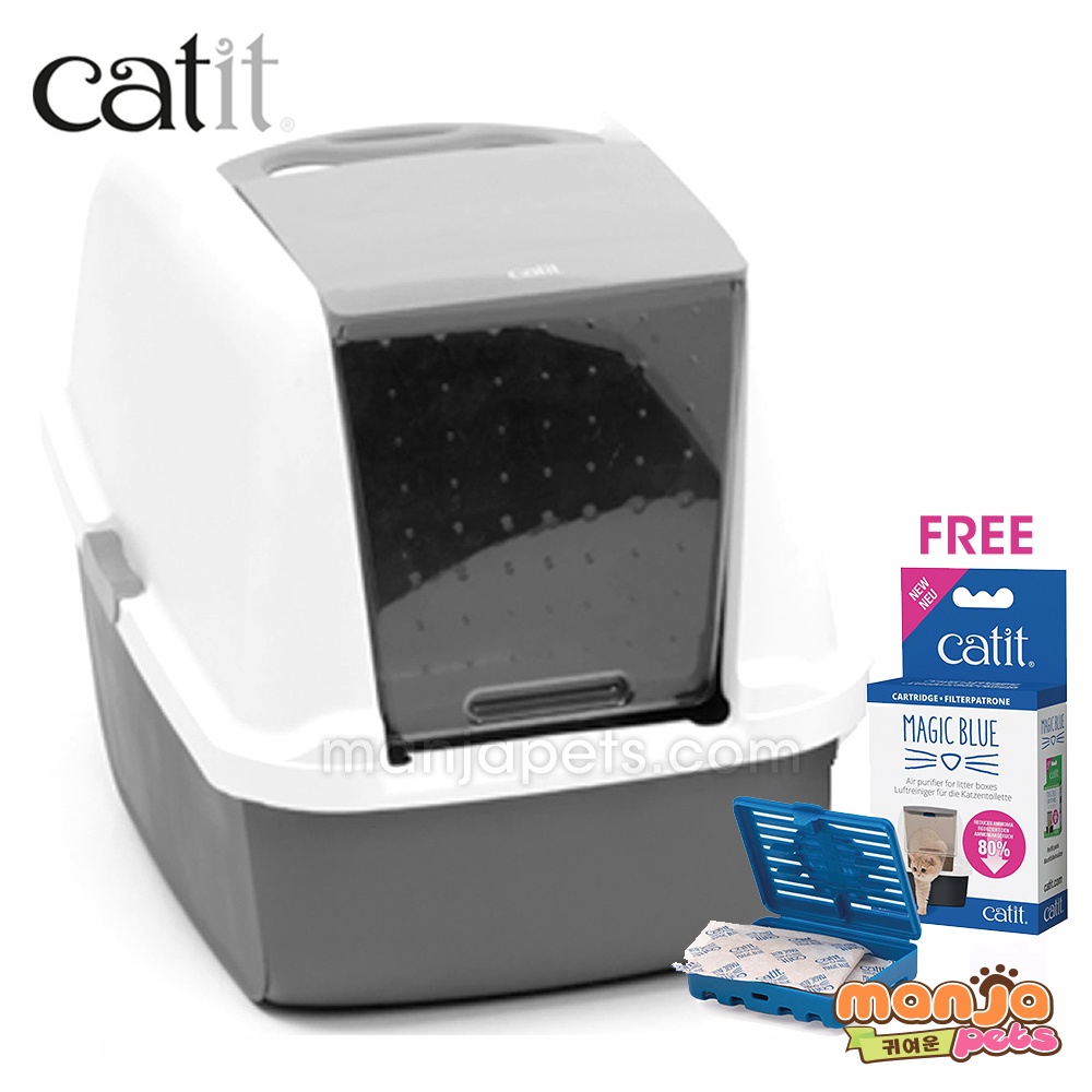 NEW! Catit Magic Blue Cat Pan for Cat Litter Box - Regular/Jumbo ...