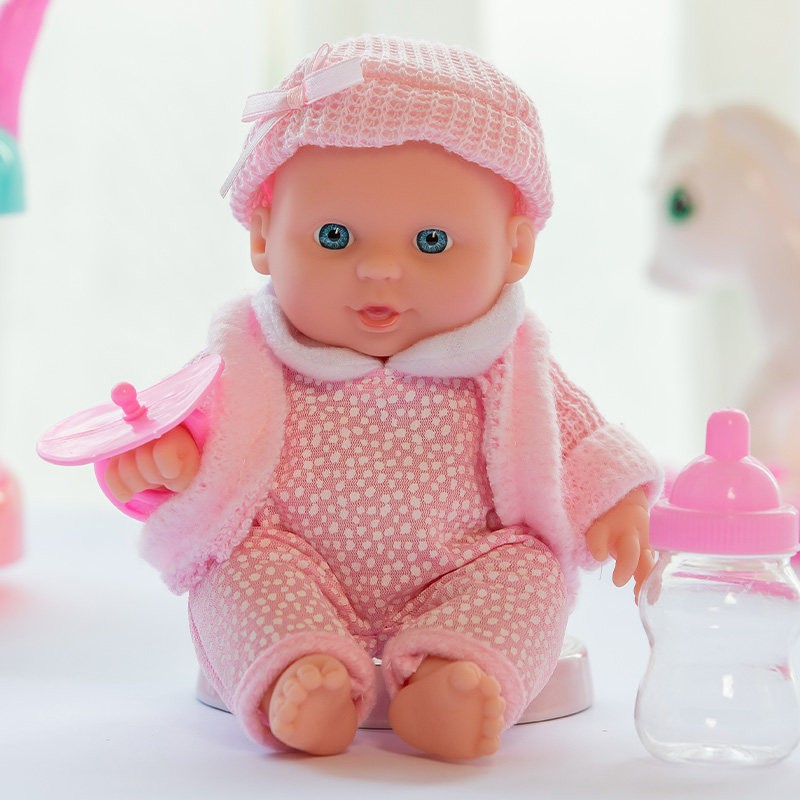 Simulasi Bayi Anak Patung Mainan Gadis Penuh Getah Lembut Penjaga ...