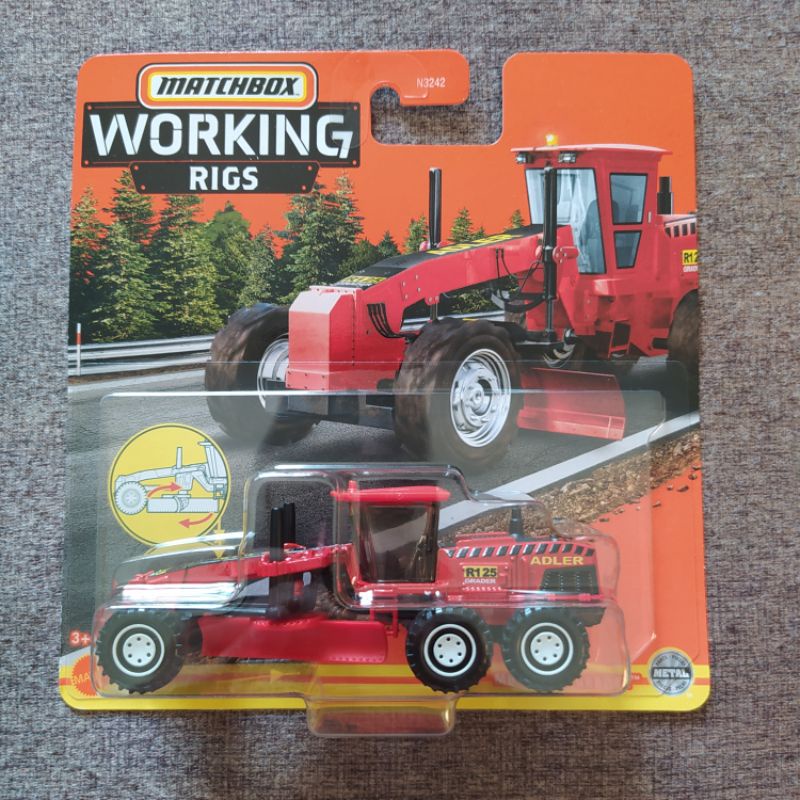 Matchbox Working Rigs MBX Road Grader | Shopee Malaysia