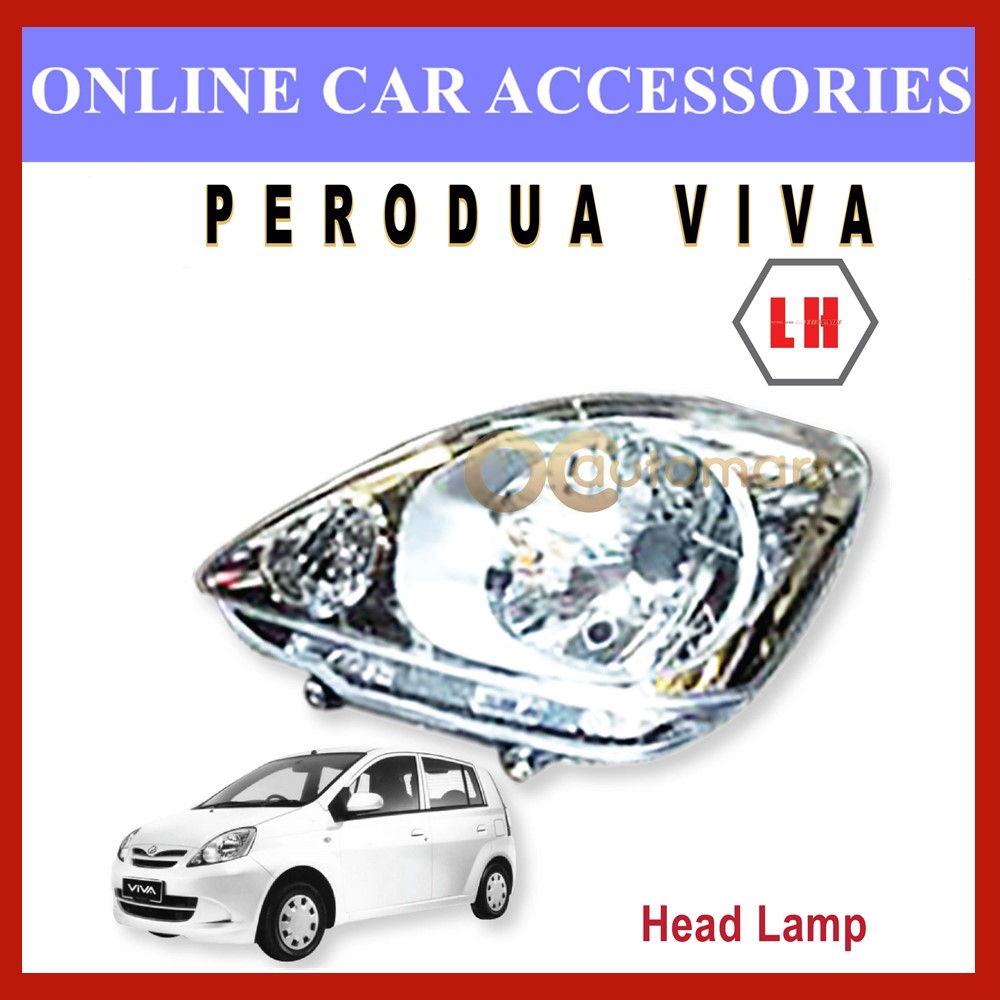 Perodua Viva HeadLamp / Head Lamp | Shopee Malaysia