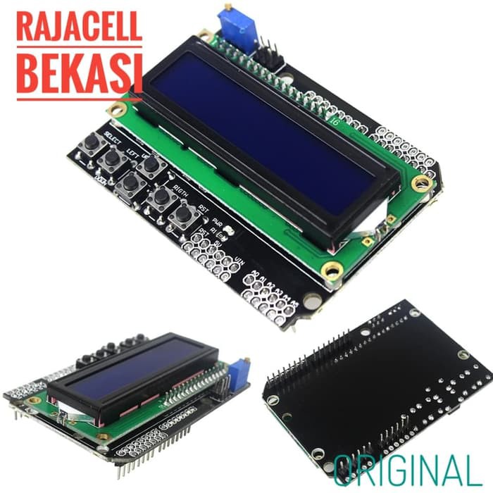 Lcd Keypad Shield Arduino Uno Mega 1602 Blue Quality No.1 | Shopee Malaysia