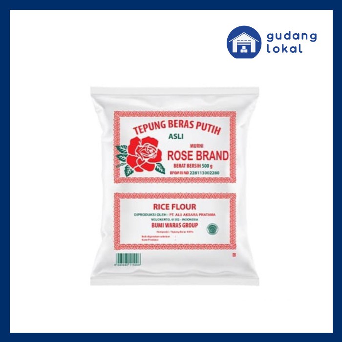 Rose Brand Rice Flour 500Gr | Shopee Malaysia