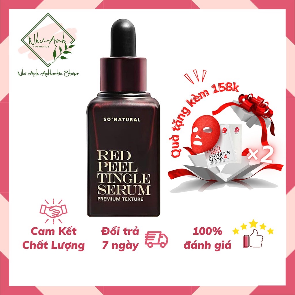 Red Peel Tingle Serum Premium Biological Skin Regeneration Essence 20ML So Natural Genuine ...