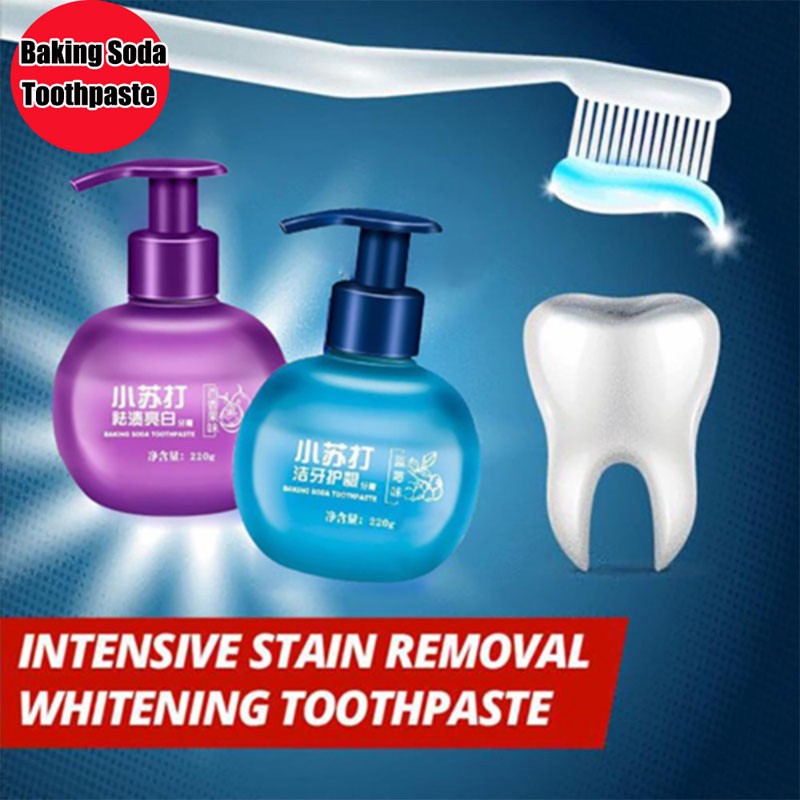 💥HOTS 💥 UBAT GIGI VIRAL ‼️ BAKING SODA WHITENING TOOTHPASTE ~ pemutih ...