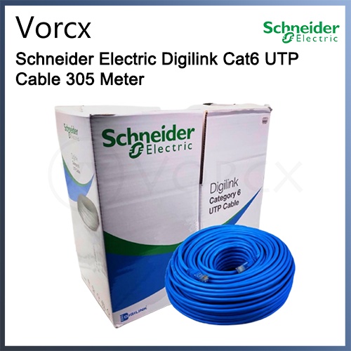 Schneider Electric Digilink Cat6 UTP Cable 305m 305 Meter Full Solid Copper | Shopee Malaysia