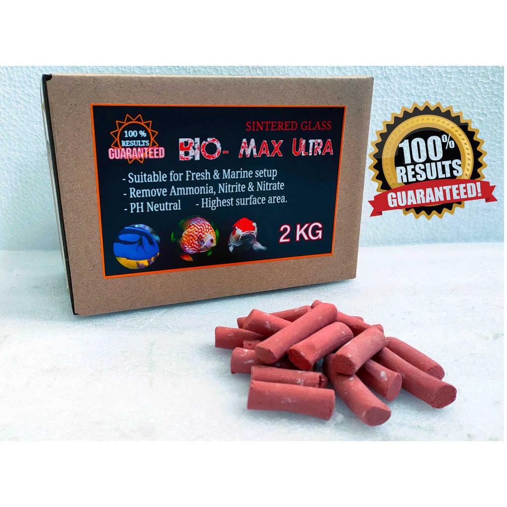 bio max ultra bio home alternative sintered glass filter media with ...