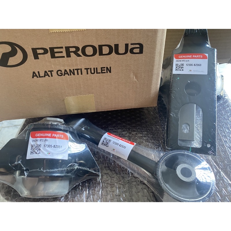 PERODUA ALZA 1.5(AT) ENGINE MOUNTING SET AUTO (3PCS)12306-BZ060 ...