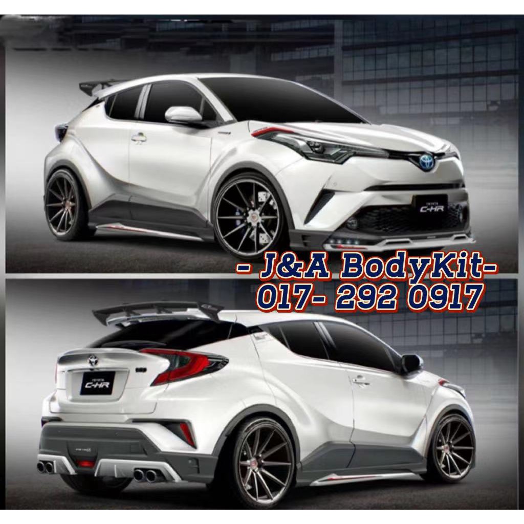 Toyota CHR 2017 Drive 68 One Set Bodykit With Paint (Including Rubber ...