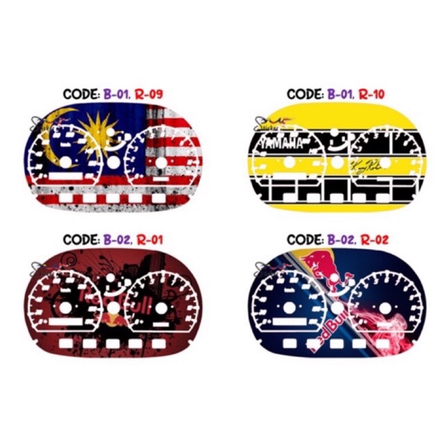 Y125ZR 125ZR 125 STICKER Stiker METER | Shopee Malaysia