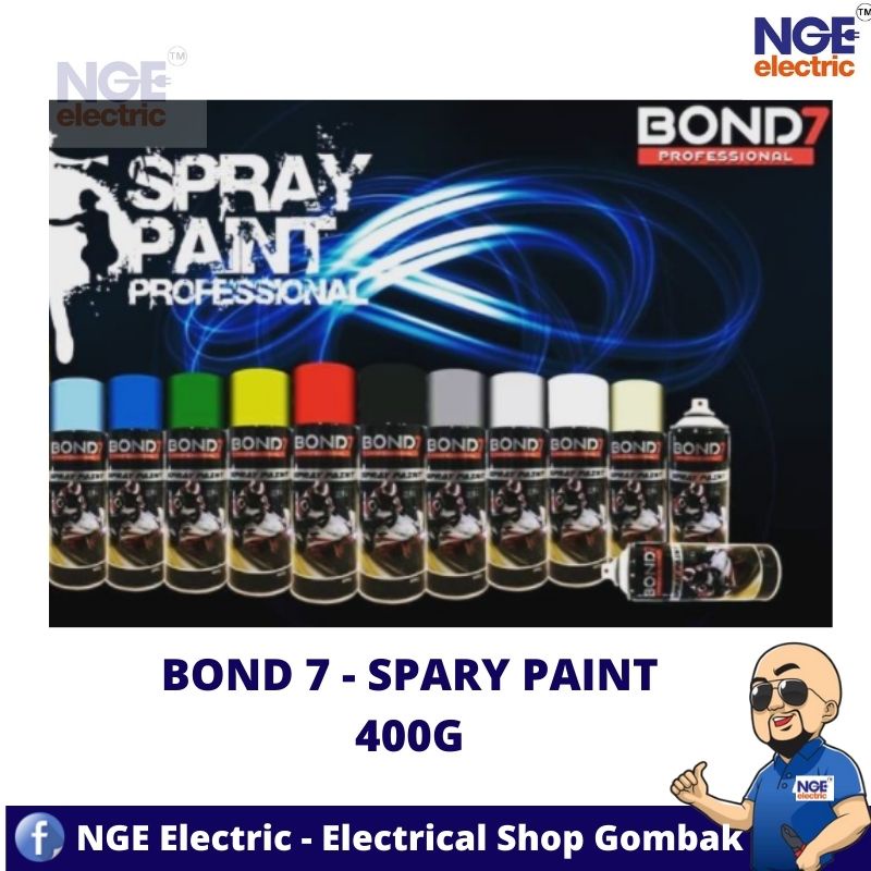 Bond 7 Spray Paint Professional 400ML | Shopee Malaysia