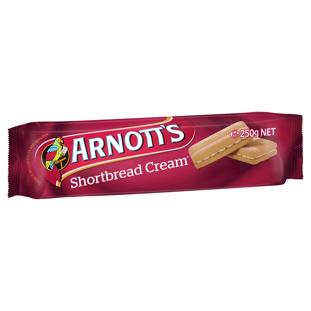 BISCUITS Arnott's Shortbread Cream Biscuits 250g | Shopee Malaysia