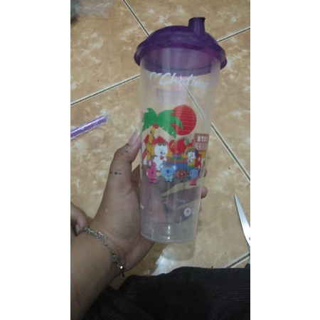 Drinking bottle BT21 X Chatime drinking bottle bts tumbler bottle BT21 ...