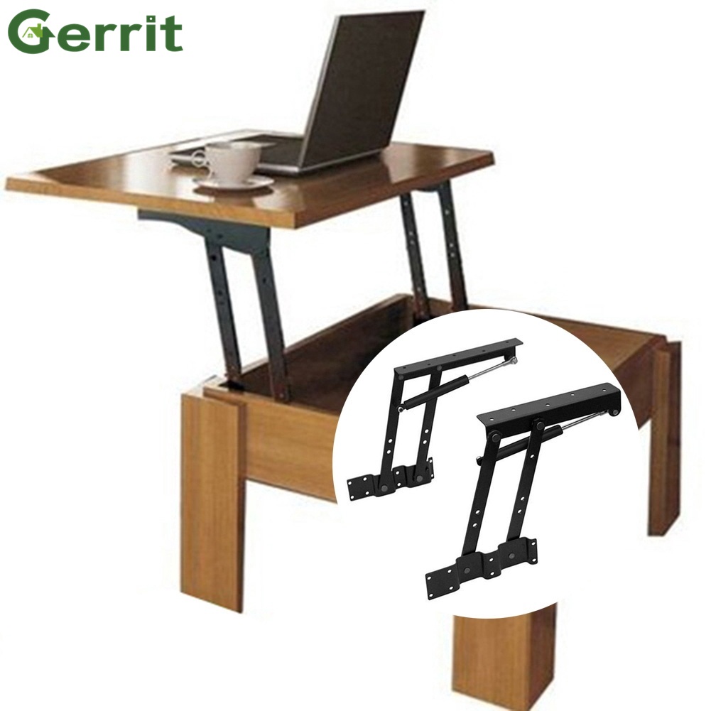 2 Pcs Lift Up Top Coffee Table Mechanism Furniture Hinges 30kg Table ...