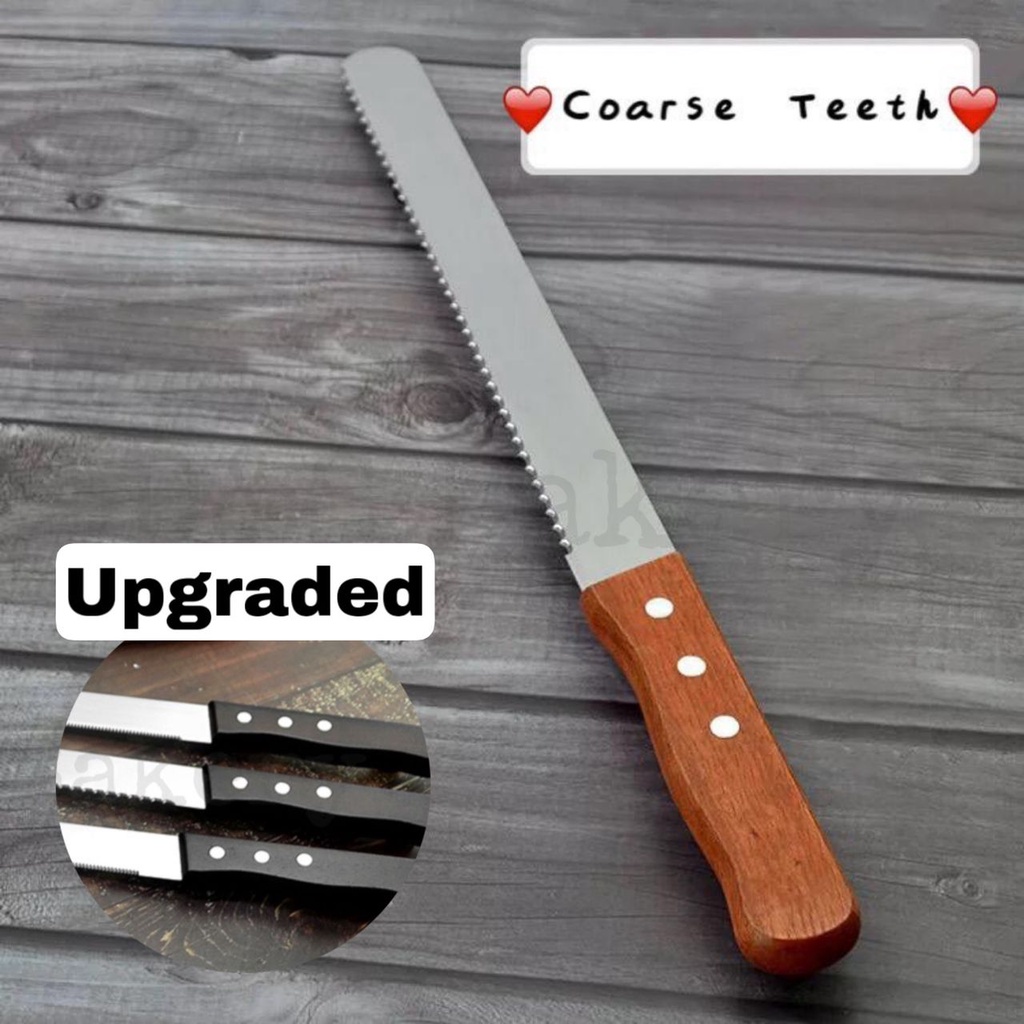 🇲🇾D&S 8"/10"/12"/14" Bread Knife, Cake Knife, Pisau Roti Pisau Kek ...