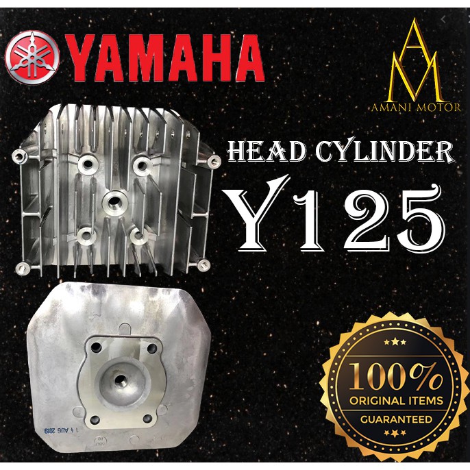 HEAD CYLINDER COMP BLOCK YAMAHA Y125Z Y125ZR 100% ORIGINAL HLY | Shopee Malaysia