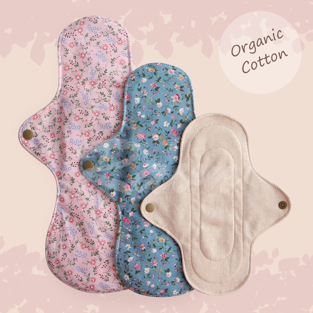 [ Floral Series 21cm | 27cm | 32cm ] Soft Comfy Organic Cotton ...