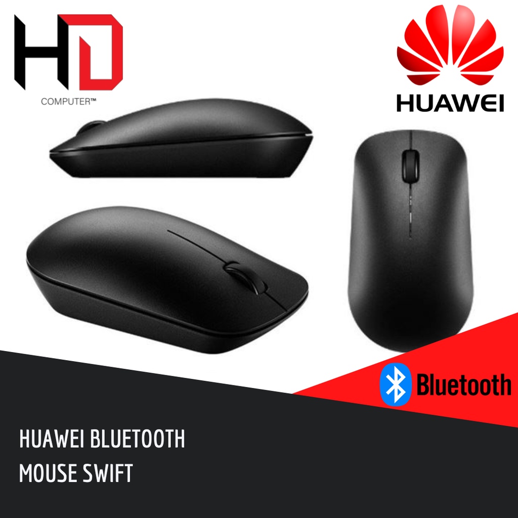 HUAWEI Bluetooth Wireless Mouse Swift (Hitam) | Shopee Malaysia