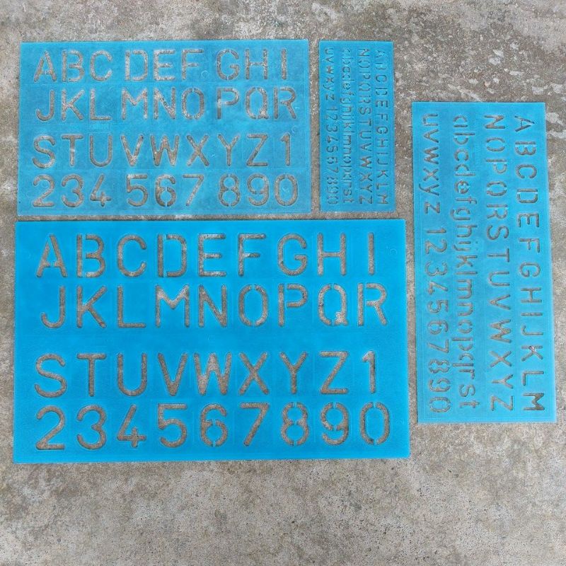 Lettering Templates Alphabet Number ABC 123 | Shopee Malaysia