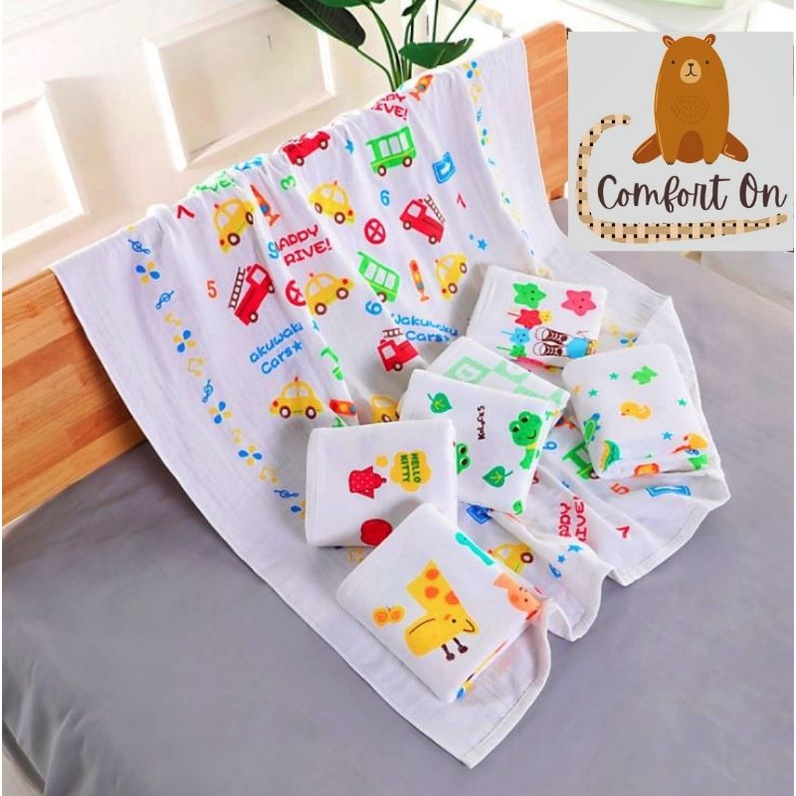 《50*100cm》Infant Baby & Kids Bath Towel/ Tuala Baby & Kanak Kanak ...